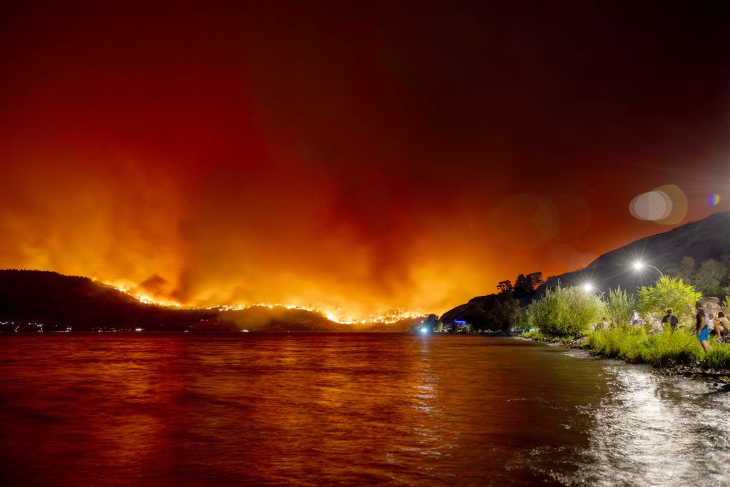 Canadian Officials Order Evacuations as Wildfires Spread at Alarming Rates